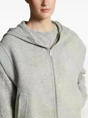 Peserico Cable-knit Hoodie