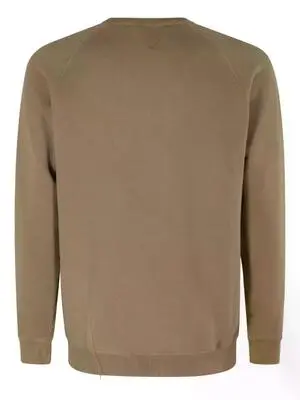 FORTELA Raglan-sleeved Crewneck Sweatshirt - Brown