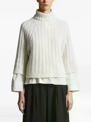Peserico Ribbed Turtleneck Sweater