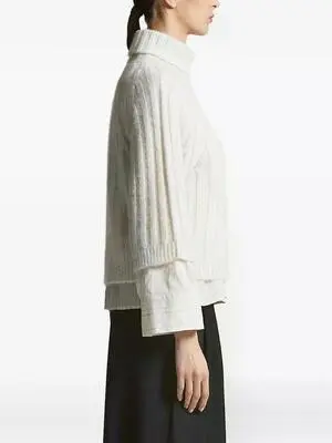 Peserico Ribbed Turtleneck Sweater