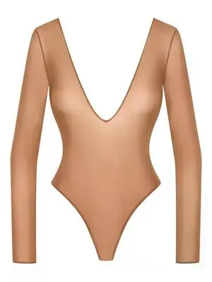 Maison Close V Neck Bodysuits