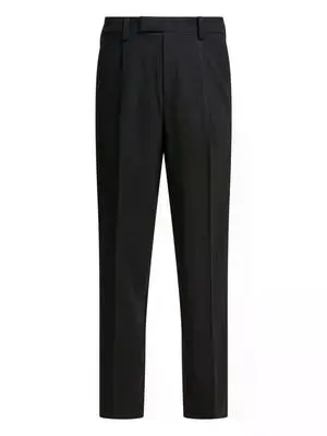 Vince Pleated Front Trousers - Black