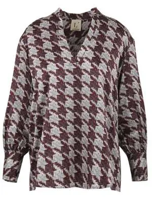 L' AUTRE CHOSE Houndstooth Shirt