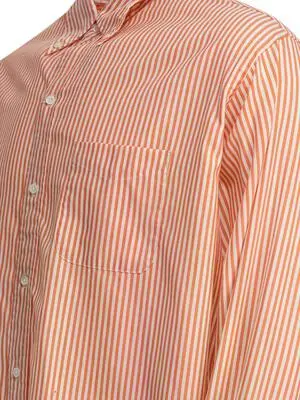 BEAMS Striped Button-down Shirt
