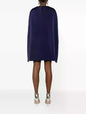 Roland Mouret Embellished Cape Dress