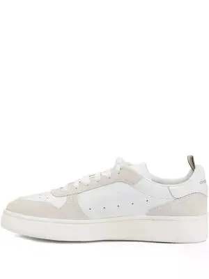Officine Creative Perforated Suede Leather Trainers