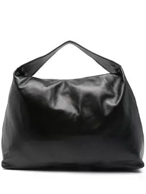 Gimaguas Leather Shoulder Bag - Black