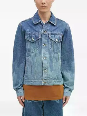 ICECREAM Dripping-logo Denim Jacket