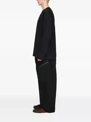 Y3 Pleated-details Cargo Trousers