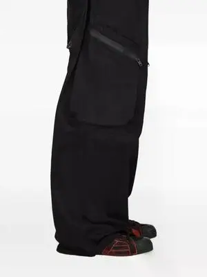 Y3 Pleated-details Cargo Trousers