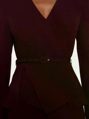 Roland Mouret Belted Wrap Jacket