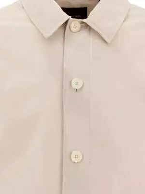 Vince Button-front Shirt Jacket - Neutrals