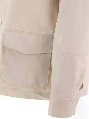 Vince Button-front Shirt Jacket - Neutrals