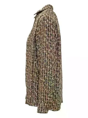 IRO PARIS Tweed-effect Woven Shirt