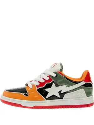 Bape Patchwork Sneakers For Men