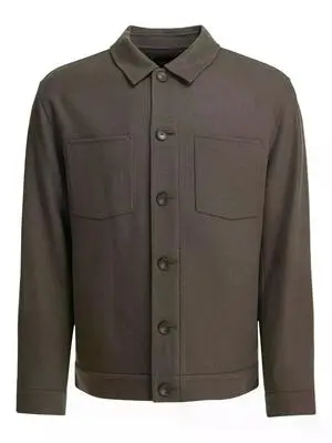 Vince Button-front Patch-pocket Jacket