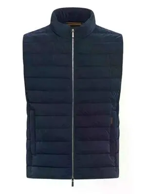 Moorer Straight Hem Vests For Men