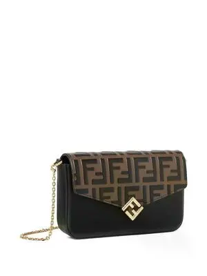 Fendi Ff-embossed Flap Wallet-on-chain
