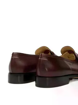 MAISON MARGIELA Tabi Leather Loafers - Red
