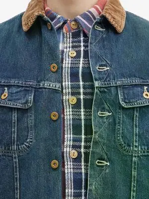 HUMAN MADE Corduroy-collar Denim Jacket