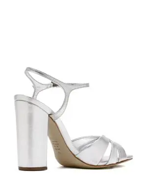 Schutz 105mm Crossover Ankle-strap Heeled Pumps