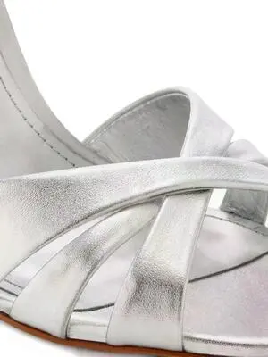 Schutz 105mm Crossover Ankle-strap Heeled Pumps