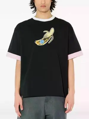CHARLES JEFFREY Banana Print T-shirt