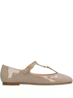 Chloé T-bar Leather Ballet Flats