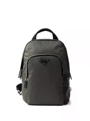 Prada Triangle-logo Backpack - Green