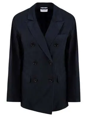 Aspesi Double Breasted Blazer - Blue