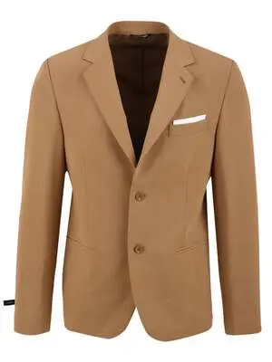 DANIELE ALESSANDRINI Tailored Blazer - Sand