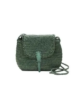 Dragon Diffusion Woven Shoulder Bag - Forest