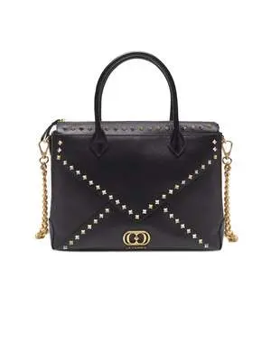 LA CARRIE Top Handle Bag With Chain Strap