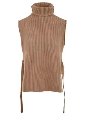 Aspesi Sleeveless Turtleneck Sweater