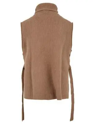 Aspesi Sleeveless Turtleneck Sweater