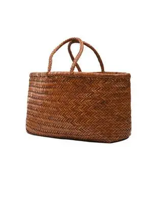 Dragon Diffusion Woven Tote - Brown