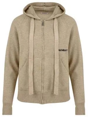 HINNOMINATE Hooded Zip-up Sweater