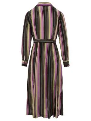 ATTIC AND BARN Striped Midi Dress