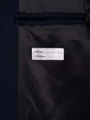 DANIELE ALESSANDRINI Tailored Coat - Blue