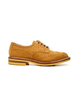 TRICKER'S Flat Shoes - Curry Suede