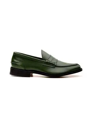 TRICKER'S Flat Shoes - Green Aniline