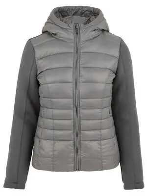 BOMBOOGIE Padded Zip-up Jacket - 535 Grigio