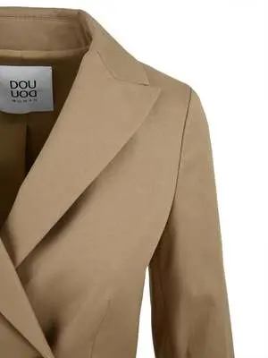 DOUUOD Tailored Blazer - Brown