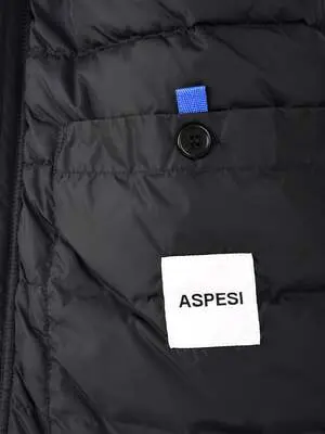 Aspesi Zip Up Coat - 101 Blu