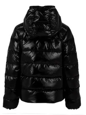 Duvetica Padded Zip-up Coat - Black