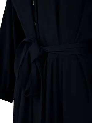 DOUUOD Midi Shirt Dress - Blue