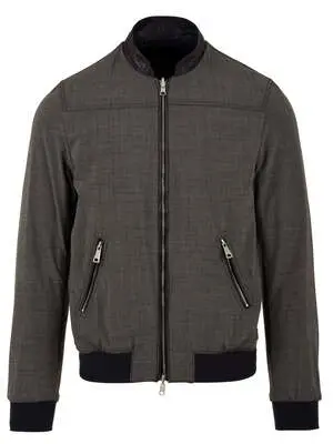 THE JACK LEATHERS Zip Up Jacket - Blue