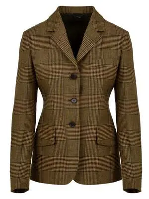 Aspesi Tailored Plaid Blazer