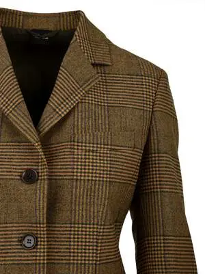 Aspesi Tailored Plaid Blazer