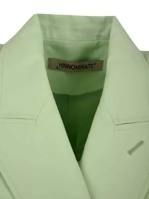HINNOMINATE Tailored Double Breasted Jacket - Verde Acqua